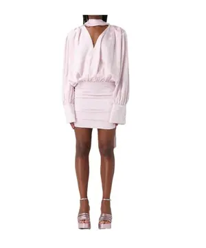 ROTATE BY BIRGER CHRISTENSEN Long-sleeved Mini Dress - Multicolor
