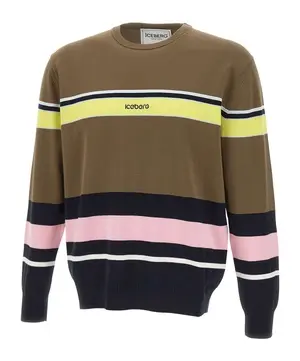 Iceberg Ribbed Sweaters For Men