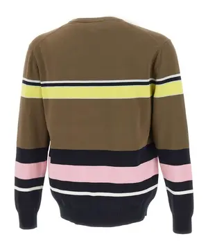 Iceberg Striped Crew Neck Jumper - Multicolor