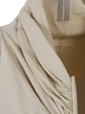 Rick Owens Sleeveless Gathered Top - Beige