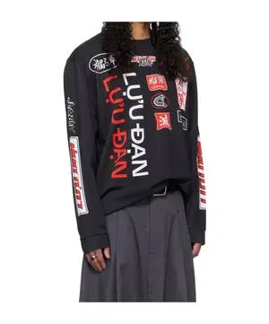 LU'U DAN Oversized Long-sleeved T-shirt