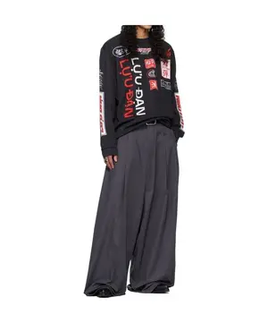 LU'U DAN Oversized Long-sleeved T-shirt