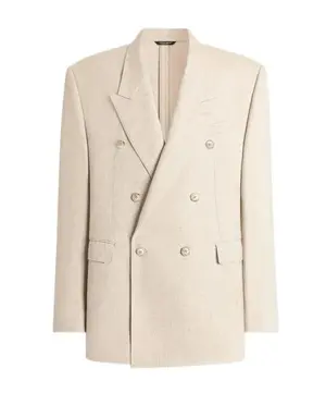 Dolce & Gabbana Dolce Gabbana Double-breasted Blazer - Nude