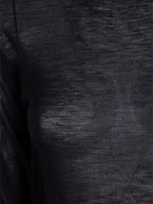 Paloma Wool Long Sleeve Sheer Crewneck Top