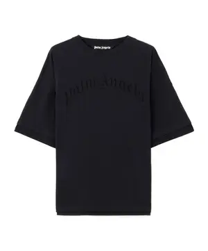 Palm Angels Curved Logo Loose Double T-shirt