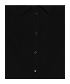Closed Embroidered Long Sleeve Shirt
