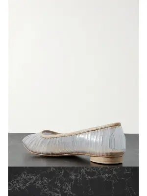 Cult Gaia Leena Pointed-toe Flats - Transparent