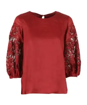 Max Mara Criss-cross Blouses