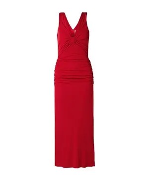 Carolina Herrera Pleated Knit Dress