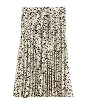 Polka Dot Pleated Skirts