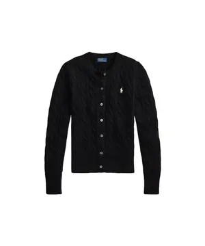 Polo Ralph Lauren Polo Ralph Lauren Logo Embroidered Cable-Knit Cardigan 016