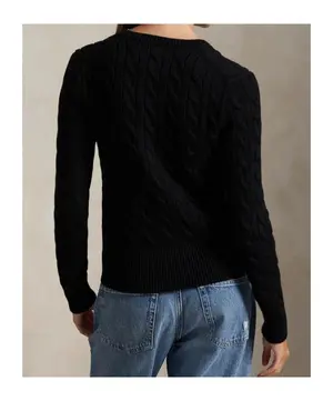 Polo Ralph Lauren Logo Embroidered Cable-knit Cardigan - 016