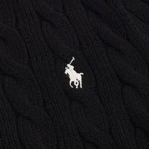 Polo Ralph Lauren Logo Embroidered Cable-knit Cardigan - 016