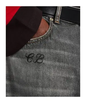Balenciaga Tattoo Baggy Jeans