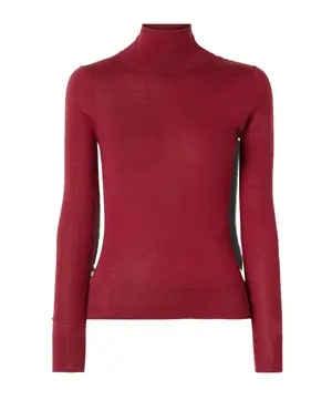 Carolina Herrera Wool Blend Turtleneck Sweater