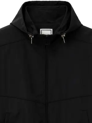 WOOYOUNGMI Zip-up Hooded Windbreaker Jacket