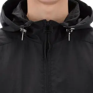 WOOYOUNGMI Zip-up Hooded Windbreaker Jacket