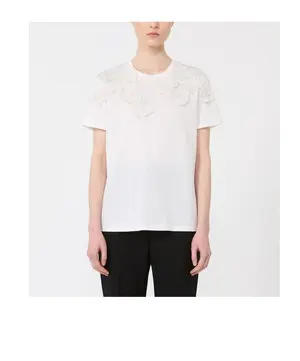 Max Mara Ruffled Sleeve T-shirt