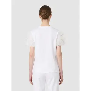 Max Mara Ruffled Sleeve T-shirt