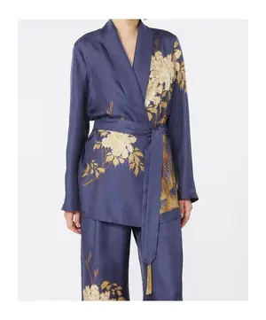 Max Mara Floral Print Belted Tunic