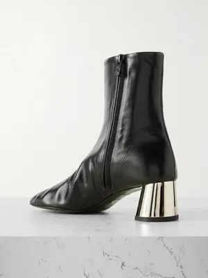 Proenza Schouler Glove Ankle Boots With Mirrored Chunky Heel