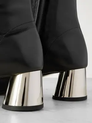 Proenza Schouler Glove Ankle Boots With Mirrored Chunky Heel