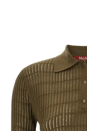 Max Mara Gallo Knitted Polo Shirt