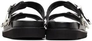 TOGA VIRILIS Studded Buckle-strap Leather Sandals