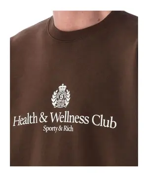 SPORTY  RICH Sporty & Rich Hw Crest Oversized Sweatshirt