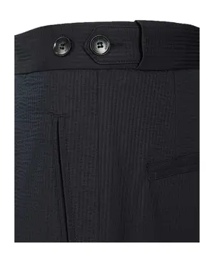 Emporio Armani Pleated Virgin Wool Trousers