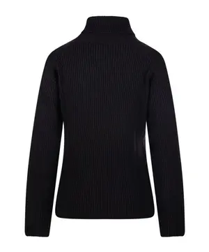 P.a.r.o.s.h Ribbed Turtleneck Sweater With Zip Detail