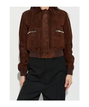TOM FORD Zip-pocket Suede Jacket