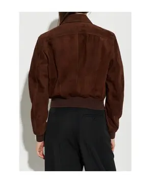 TOM FORD Zip-pocket Suede Jacket