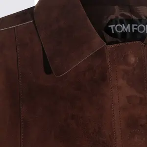 TOM FORD Zip-pocket Suede Jacket