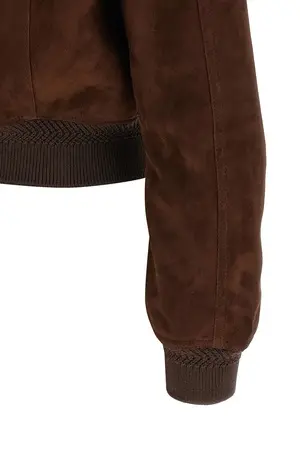 TOM FORD Zip-pocket Suede Jacket