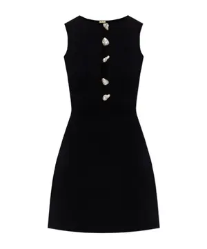 Cult Gaia Embellished Mini Dress - Black