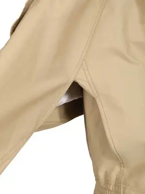 Bottega Veneta Relaxed Fit Lightweight Jacket With Woven Leather Collar - No