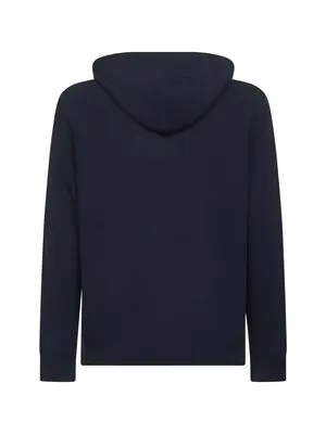 MC2 SAINT BARTH Zipped Knitted Cardigan - Blue