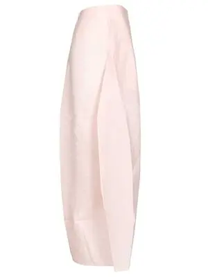 TOTEME Slit-detailed Midi Skirt - Pink