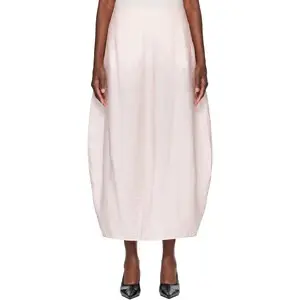 TOTEME Slit-detailed Midi Skirt - Pink