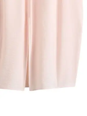 TOTEME Slit-detailed Midi Skirt - Pink