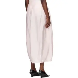 TOTEME Slit-detailed Midi Skirt - Pink