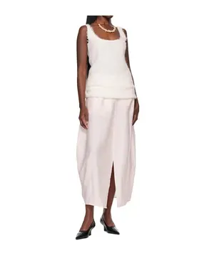TOTEME Slit-detailed Midi Skirt - Pink