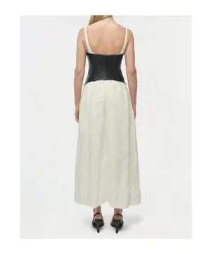 Simkhai Cortland Belted Bustier Midi Dress
