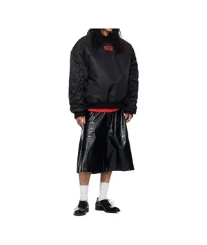 LU'U DAN Ribbed Knit Pullover - Black
