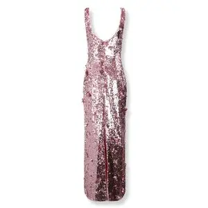 Simkhai Strapless Sequined Midi Dress