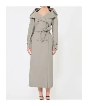 Max Mara Double-breasted Belted Trench Coat