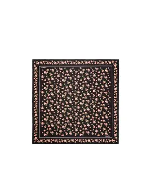 Valentino Garavani Mazzetto Coriandolo Floral Scarf - Black