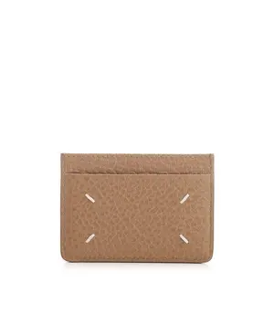 MAISON MARGIELA Four-stitch Detailed Cardholder - Brown