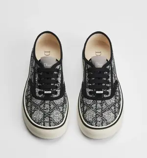 Dior Saltwind Lace-up Low-top Sneakers - Black